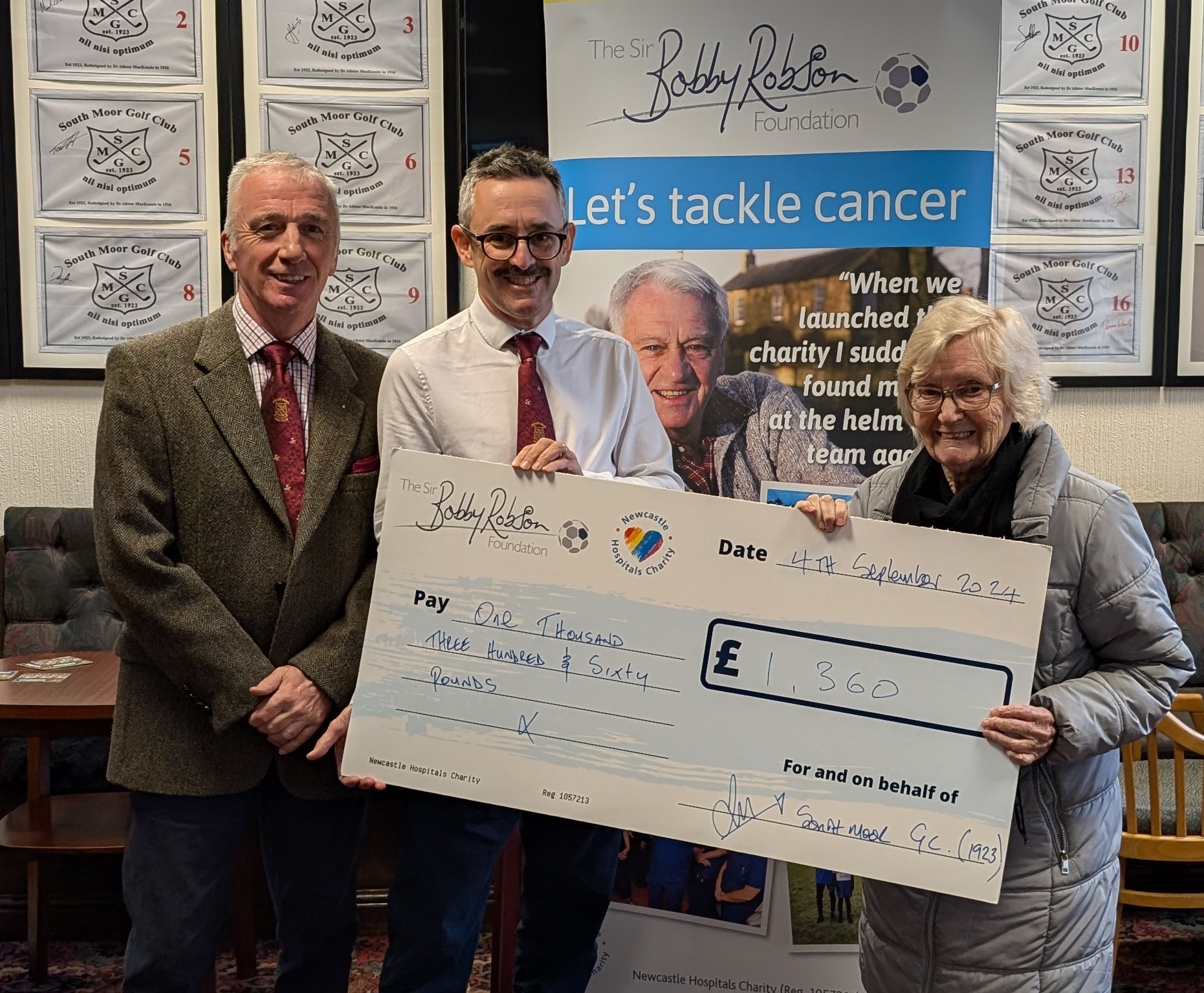 LADY ELSIE VISITS SOUTH MOOR GOLF CLUB